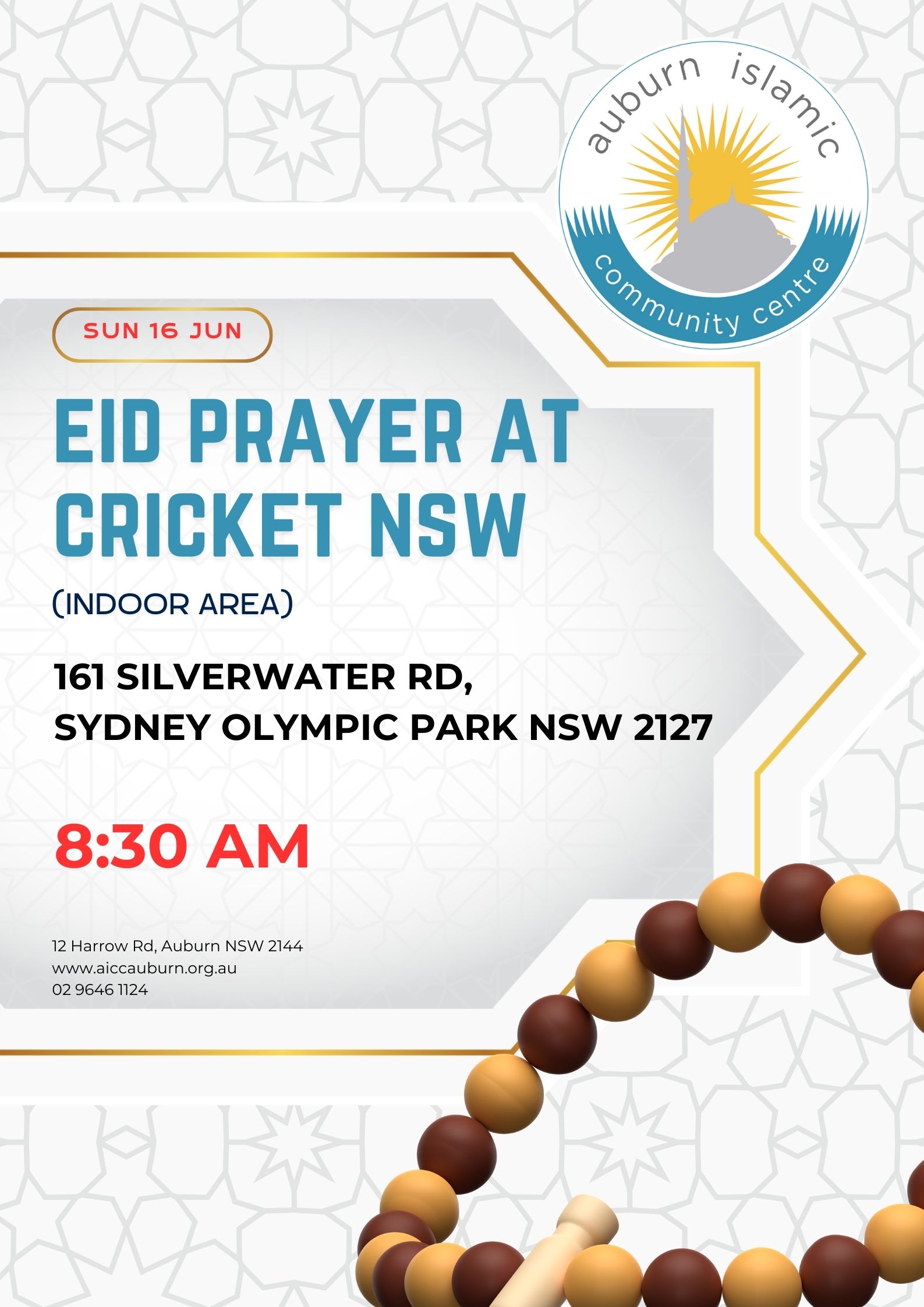 Eid Prayers – Auburn Islamic Community Centre
